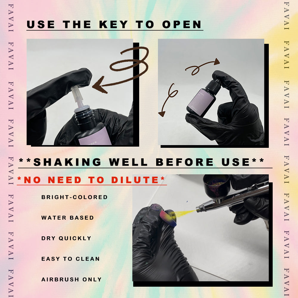 Favai Airbrush Gel Nail Polish World